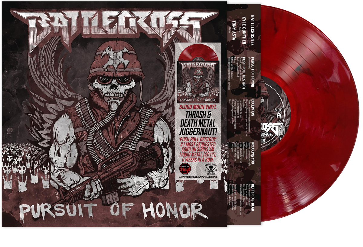 Battlecross - Pursuit of Honor (Blood Moon Vinyl) – Limited Run Vinyl