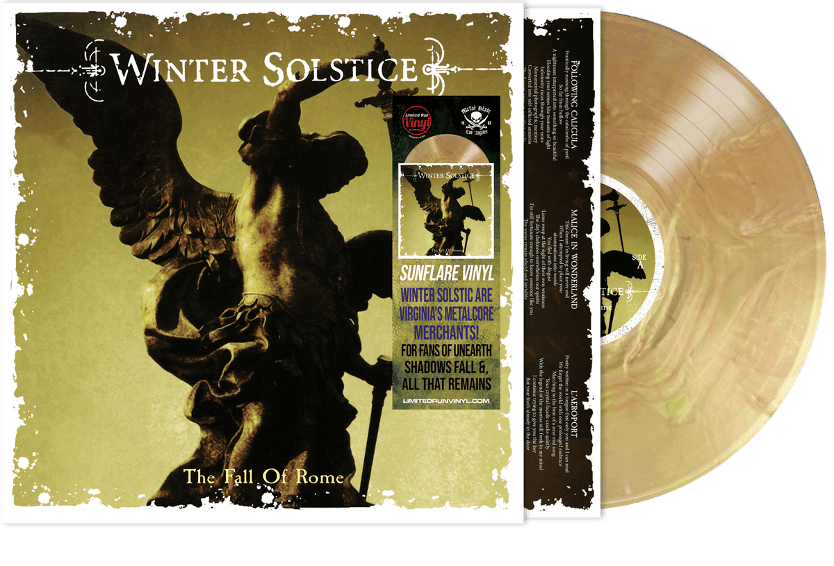 WINTER SOLSTICE - THE FALL OF ROME (Sunflare Vinyl, 2024, Bombworks) C ...